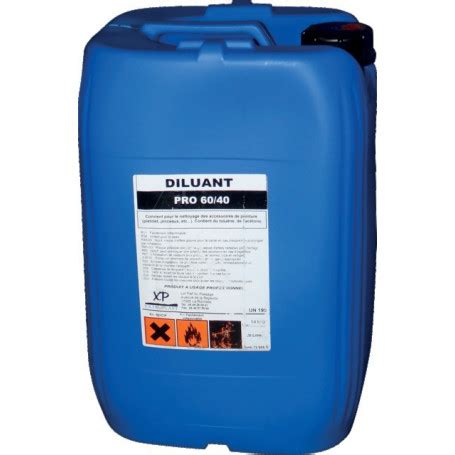 DILUANT DE NETTOYAGE BIDON 20 LITRES Peintures aérosols Code Ag