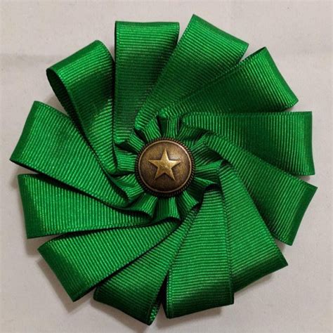 Green Folded Cockade Trimmed Tricorn Colonial Subalterns Felt Hat