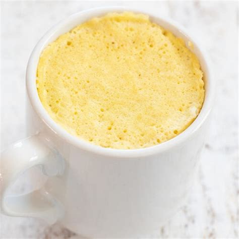 Keto Vanilla Mug Cake Just 4 Ingredients Kirbies Cravings