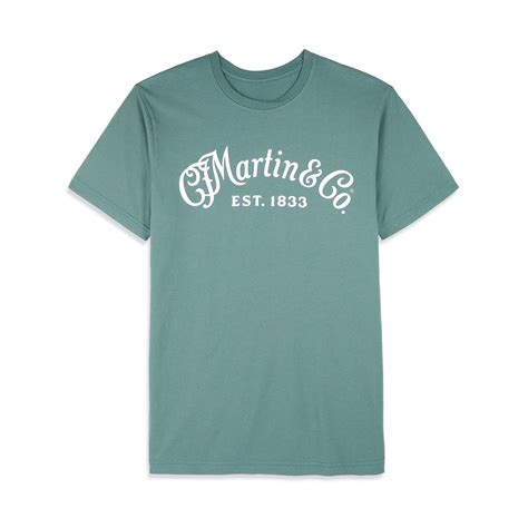 Martin Mens T Shirt Basil White Script Logo