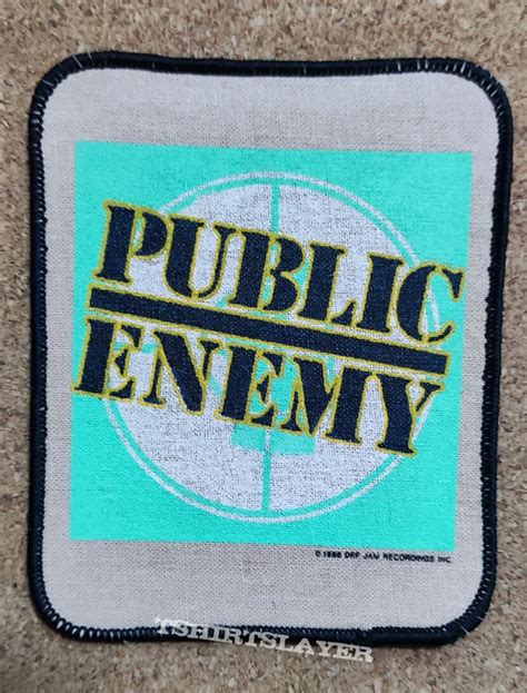 Public Enemy Public Enemy Patch Logo Patch Nunslayers Tshirtslayer