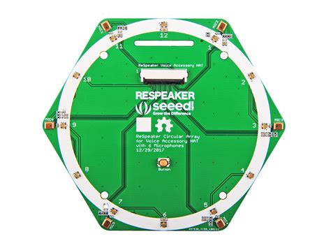 respeaker 6 mic circular array kit for raspberry pi mg super labs