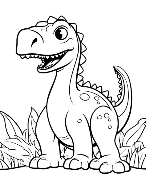 50 Dinosaur Coloring Pages Printable Fun Sheets
