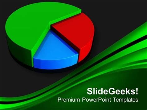 Pie Chart Dark Theme Color Business Powerpoint Templates Ppt