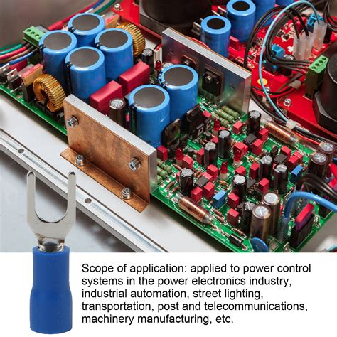 100pcs Fork Connector 19a Safe Crimp Terminals Wire Terminal For Transportat Mfs Ebay