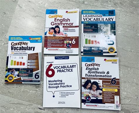 P6 English Assessment Books P6 Vocabulary P6 Grammar P6 Synthesis