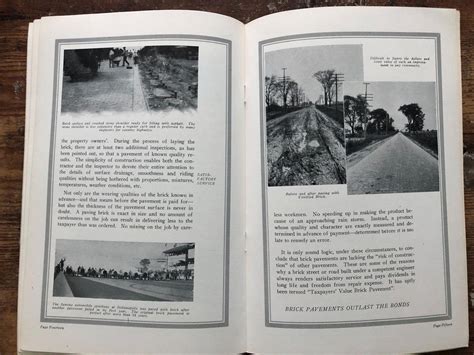 Vintage Making Brick Pavement Book Catalog 1920 30s 4603813779