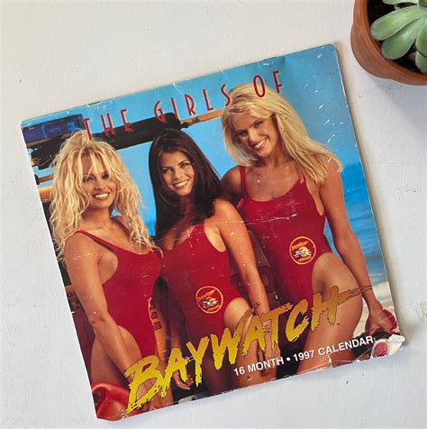 Baywatch 97 Calendar Pamela Anderson Yasmine Bleeth Kelly Packard Gena