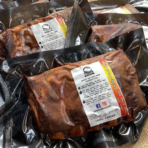 Naked Bones ‼️re Stocked‼️ Ready To Heat Bbq Pork Ribs