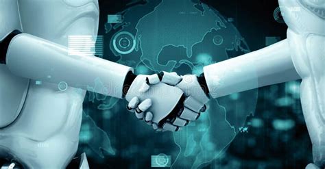 Mlp Future Financial Technology Controll By Ai Robot Huminoid Uses Machine Learning Stock