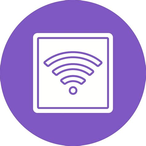 Iconos de conexión Wi Fi Vector Premium