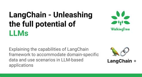 Langchain Unleashing The Full Potential Of Llms Walkingtree Technologies