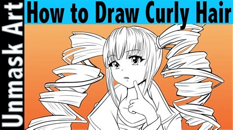 How To Draw Anime Hair Curls