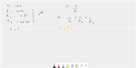 Solved A Circuit Consisting Of Three Resistors Rated 10 Ohms 14 Ohms And 16 Ohms Are