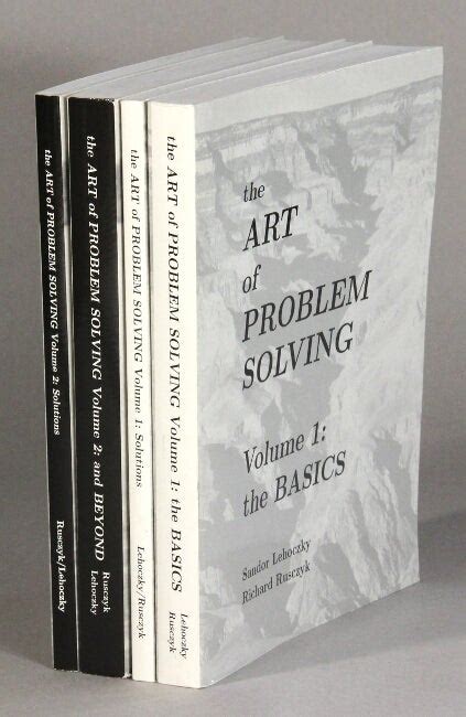 The Art Of Problem Solving By Lehoczky Sandor And Richard Rusczyk