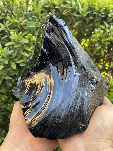 Extra Large Black Obsidian Rough Stones 3 10 Natural Black Obsidian