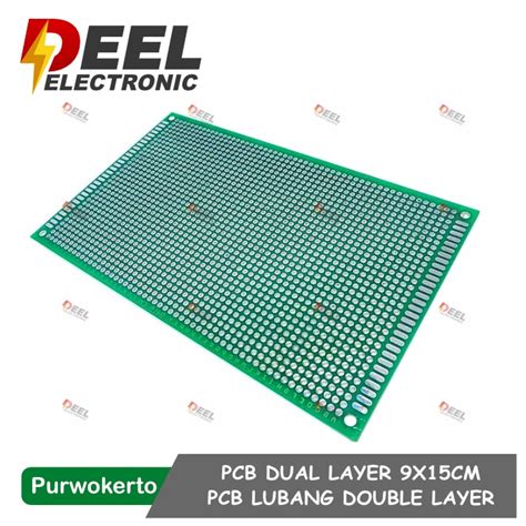 Jual Pcb Dual Layer 9x15cm Pcb Lubang Double Layer Pcb Matrix 9x15cm Fr4 Indonesia Shopee Indonesia