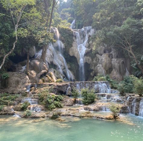 Kuang Si Waterfall 💧 One Of The Most Beautiful Sites In Laos