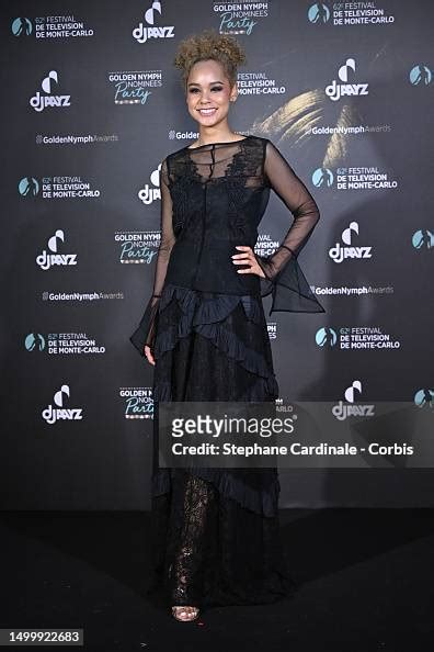 Ariana Miyamoto Attends The Nymphes Dor Golden Nymphs Nominees
