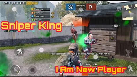 Sniper King Pubg Mobile Best Tdm Pubg Mobile Sniper King 😊 Youtube