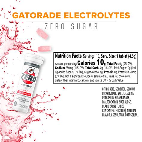 Gatorade Zero Tablets Watermelon