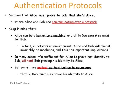 Simple Authentication Protocols Part 3 Protocols 1 Protocol