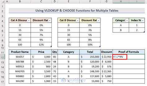 How To Use Vlookup With Choose Function In Excel 5 Examples