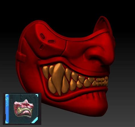 Cyberpunk 2077 Tyger Claw Samurai Mask Stl Etsy
