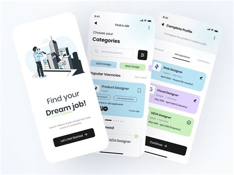 Job Finding App Design Behance