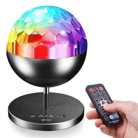 Mocco Bluetooth Disco Ball Speaker Remote Control žema Kaina Varle Lt