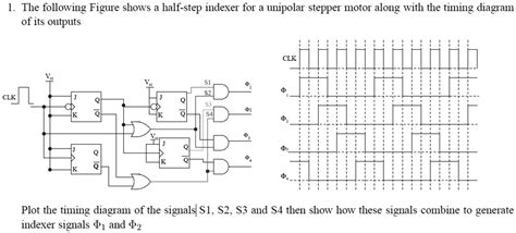 Solved The Following Figure Shows A Half Step Indexer For A Unipolar