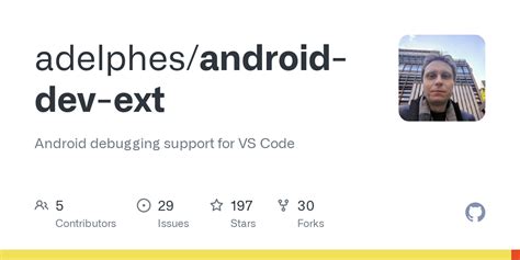 github adelphes android dev ext android debugging support for vs code