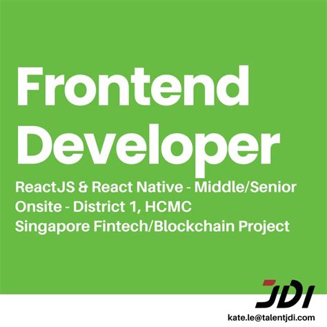 Hiring Frontenddeveloper Mobiledeveloper Reactjs Reactnative Lan Lê Kate 14 Comments