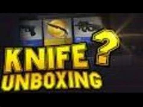 UNBOXING A KNIFE CSGO YouTube