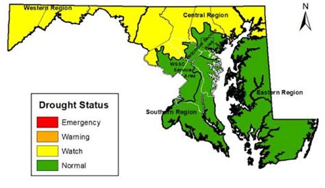 Droughtstatusmap Maryland Grows