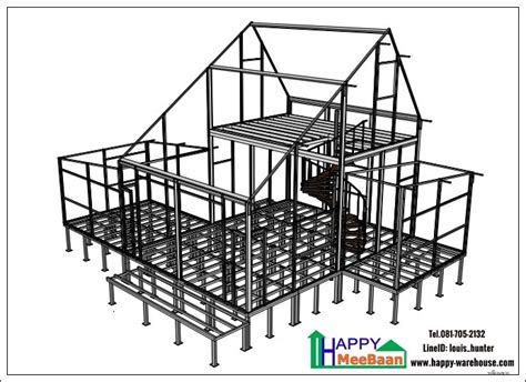 สร้างบ้านน็อคดาวน์ สร้างรีสอร์ท Happy Warehouse