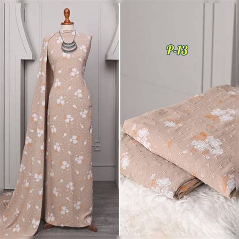 italian crepe embroidery cey printed bidang 60 shopee malaysia