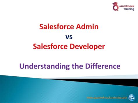 Ppt Salesforce Admin Vs Salesforce Developer Powerpoint Presentation Id 13761891