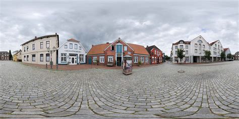 Kubische Panoramen - Panorama-Foto: Varel - Marktplatz