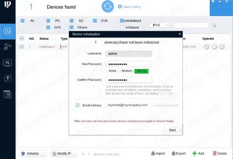 Dahua Ip Camera Initialization Learn Cctv