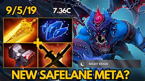 IS THIS THE NEW SAFELANE META Night Stalker Gameplay Dota 2 7 36c