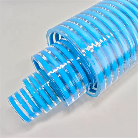 Manguera De Succión De Agua Flexible Enrollada En Espiral Con Hélice De