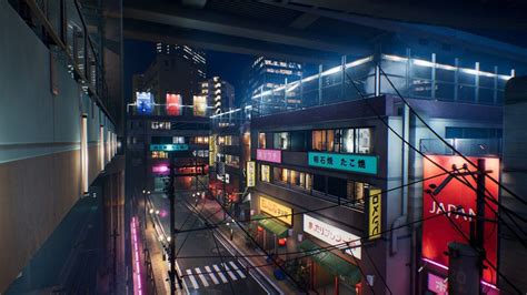 【ue45】赛博朋克日本城市包场景资产 Japanese City Pack Cg牛人资源网
