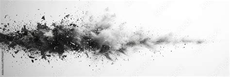 Exploding Pixels Comes To Life In Black And Grey Tones Against A