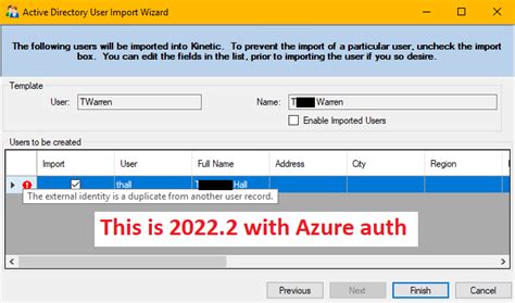 Can You Duplicate A User In The Eac If You Use Azure Ad Authentication