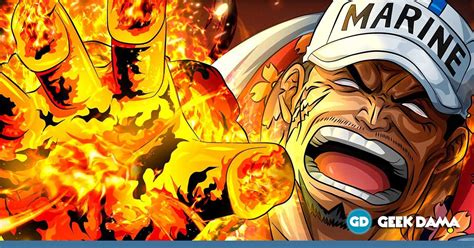 One Piece Akainu Entra Em Ação Em Imagens Vazadas Do Mangá 1092