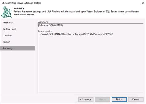 Application Item Recovery For Sql On Veeam Veeam Community Resource Hub