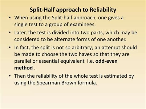 Reliability Of Test Pptx