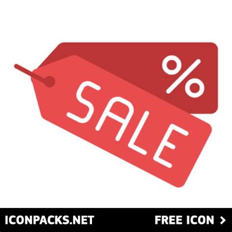Free Red Sales Price Tag Or Discount Sticker Svg Png Icon Symbol