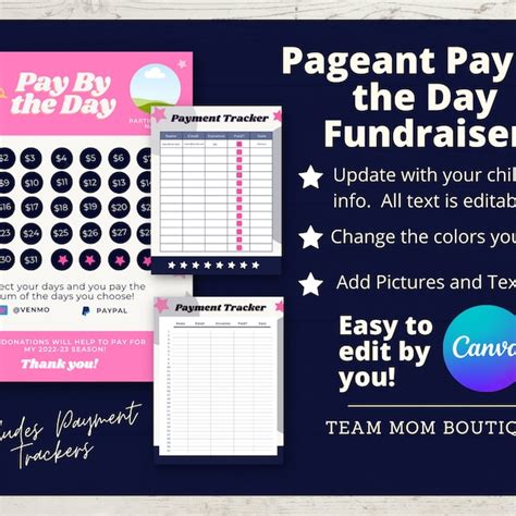 Printable Pageant Numbers Etsy